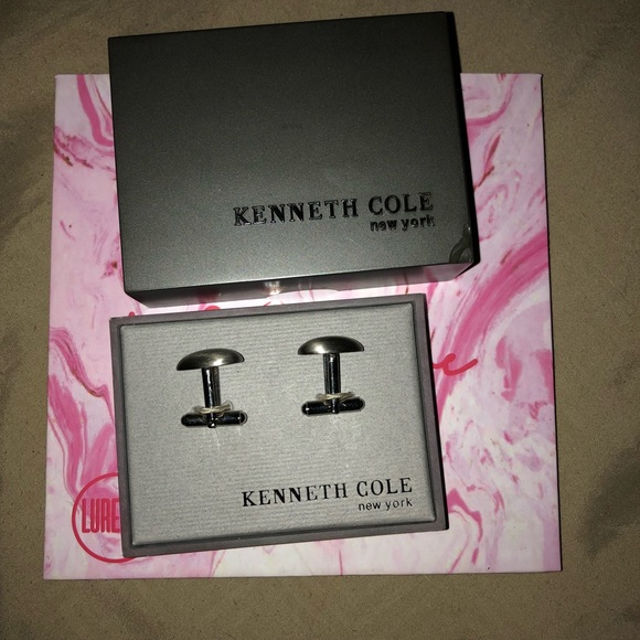 Kenneth Cole | Tops | Nwot Kenneth Cole Silver Cuff Links | Poshmark